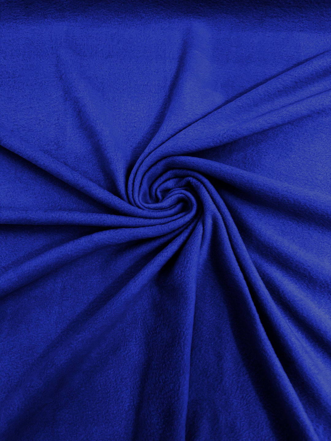 Royal Blue Solid Polar Fleece Fabric Anti-pill 58" Wide Sold by the ...