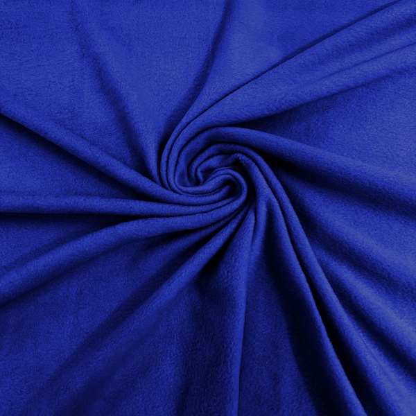 Royal Blue Fleece Fabric - Etsy