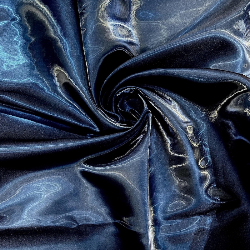 Satin Nightgown Blue - Etsy