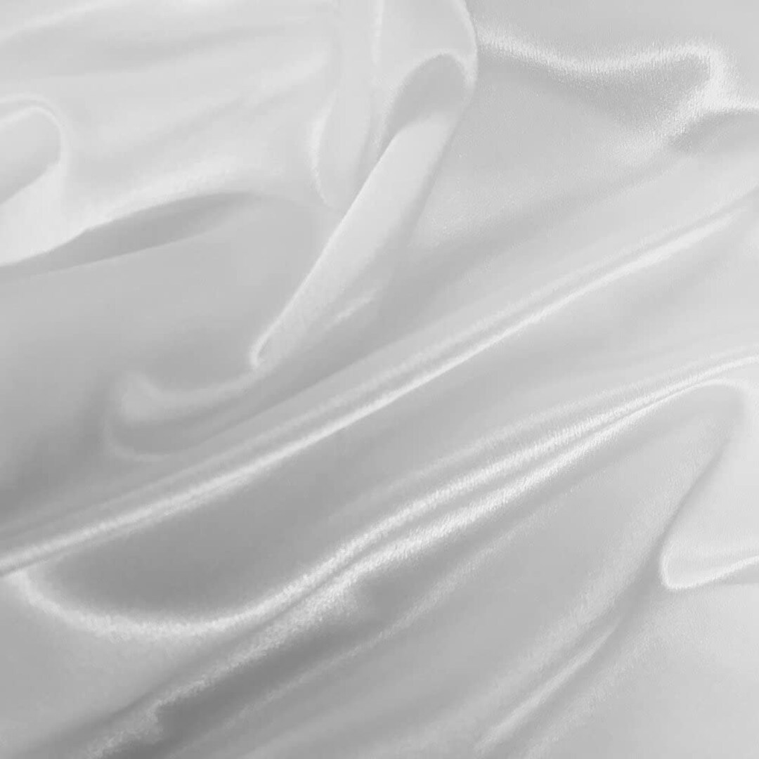 White Crepe Back Satin Bridal Fabric Draper-prom-wedding-nightgown- Soft 58"-60" Inches Sold by ...
