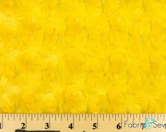 Yellow Minky Fabric | Etsy