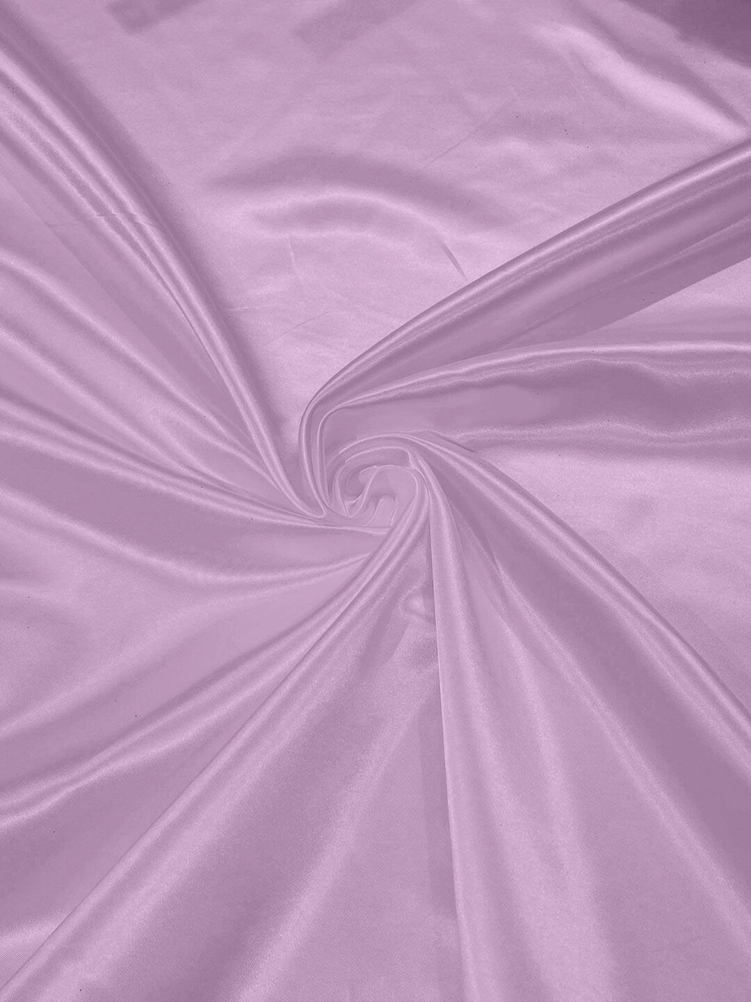 Lilac Heavy Shiny Bridal Satin Fabric for Wedding Dress, 60" Inches ...