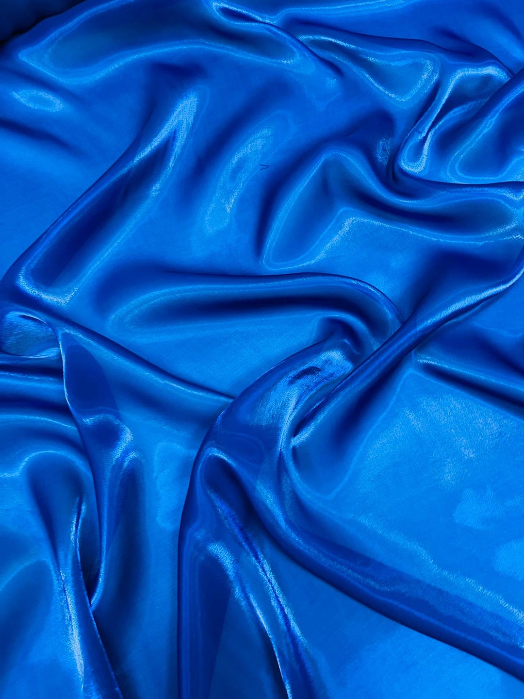 Navy Blue Wet Liquid Sheer Chiffon Fabric/58" Wide. - Etsy