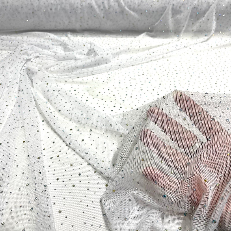 Rhinestone Mesh - Etsy