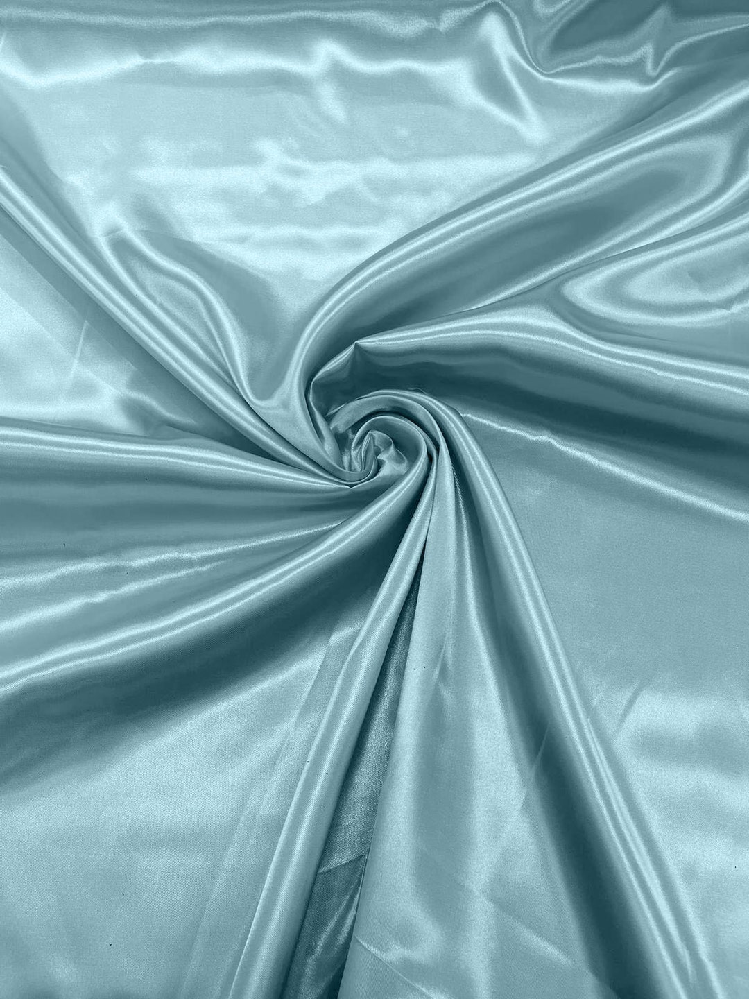 Baby Blue - Shiny Charmeuse Satin Fabric for Wedding Dress/crafts ...