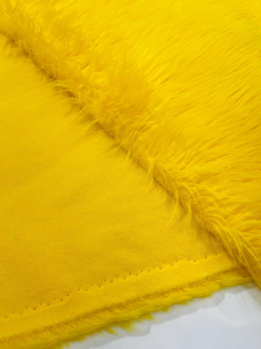 Yellow Long Pile Faux Fur Fabric| 58" Wide| Cosplay Costume Material ...