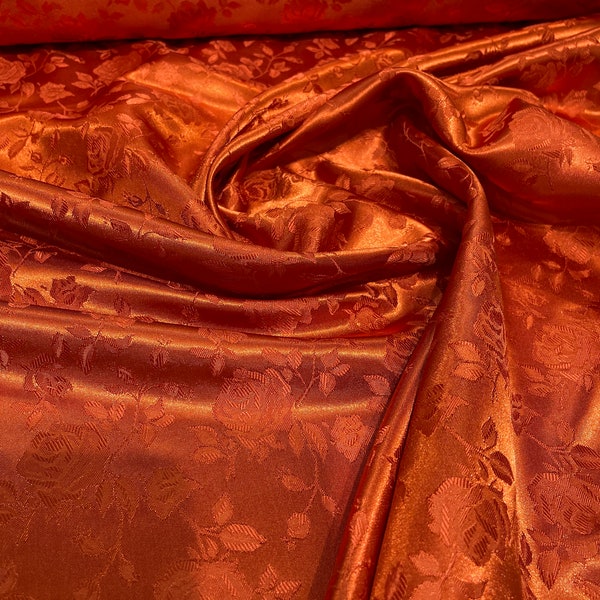Burnt Orange Fabric - Etsy