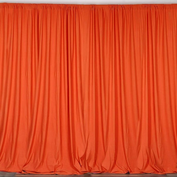 Orange Curtains - Etsy