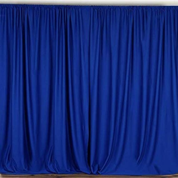 Royal Blue SEAMLESS Backdrop Drape Panel All Sizes Available - Etsy