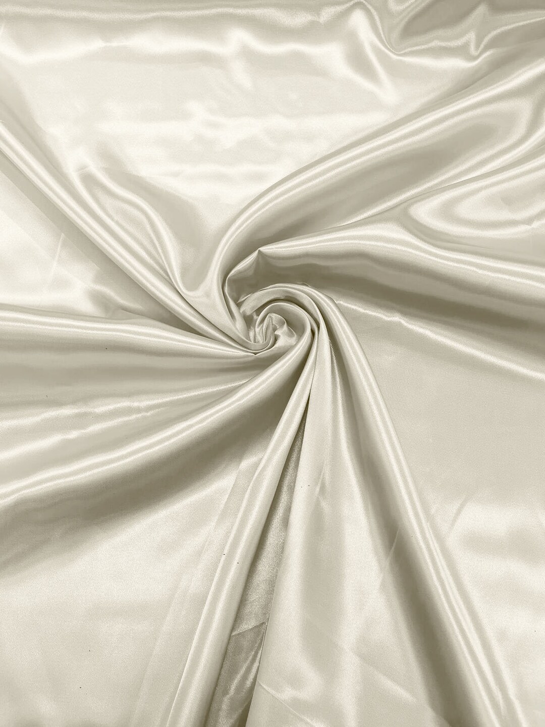 Ivory - Shiny Charmeuse Satin Fabric for Wedding Dress/crafts Costumes ...