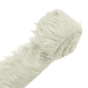 Ivory Long Pile Soft Faux Fur Fabric for Fur Suit, Cosplay Costume ...