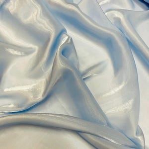 Light Blue Wet Liquid Sheer Chiffon Fabric/58" Wide. - Etsy