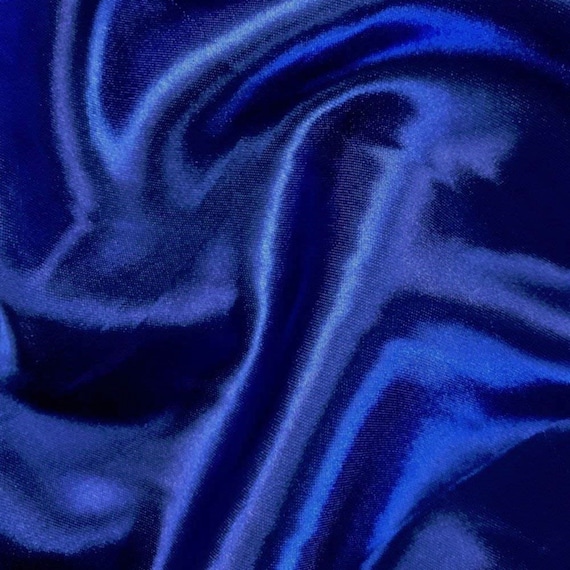 Royal Blue Heavy Shiny Bridal Satin Fabric for Wedding Dress - Etsy