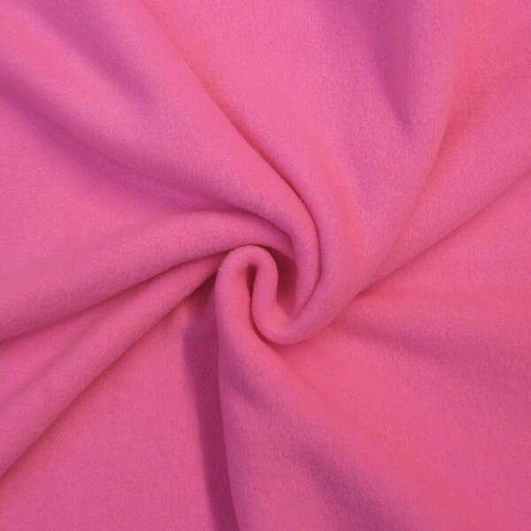 Pink Fleece Fabric - Etsy