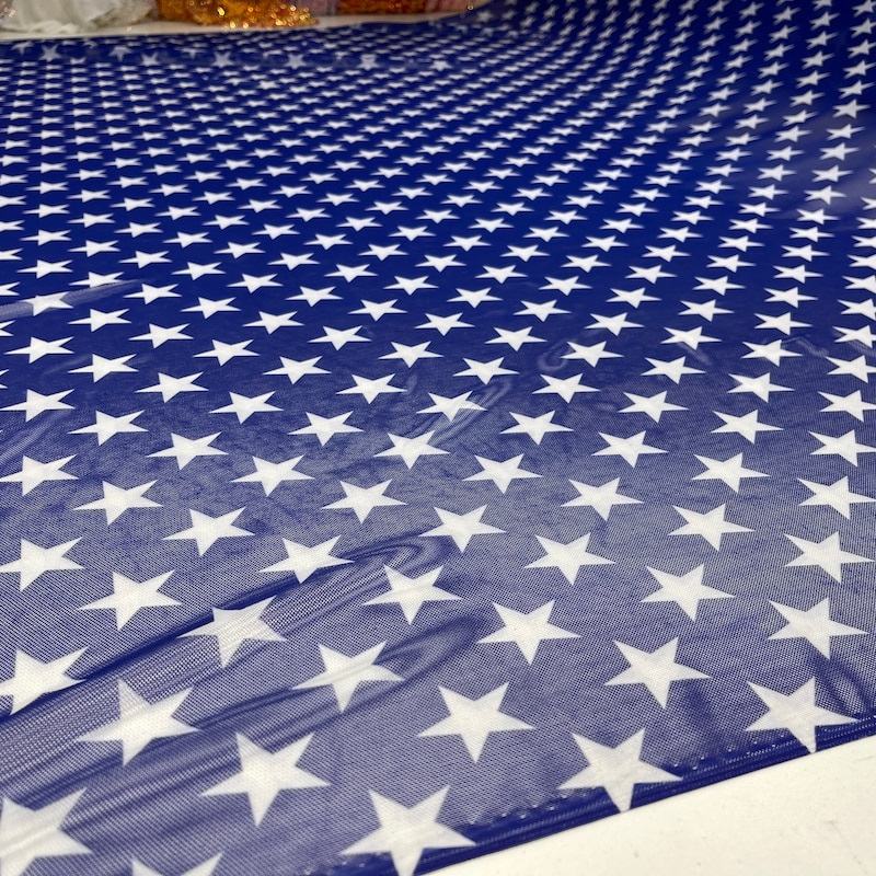 Star Tulle Fabric Red - Etsy