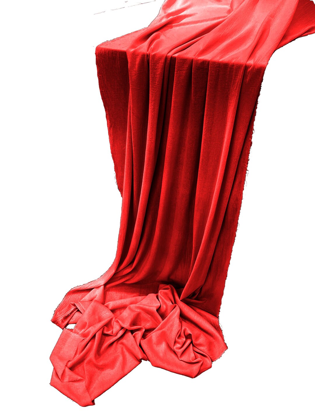 Red - Cotton Gauze Sheer Table Runner for Wedding, Decorations for ...