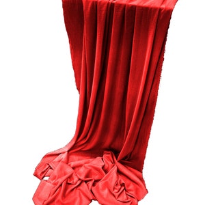 Red - Cotton Gauze Sheer Table Runner for Wedding, Decorations for ...
