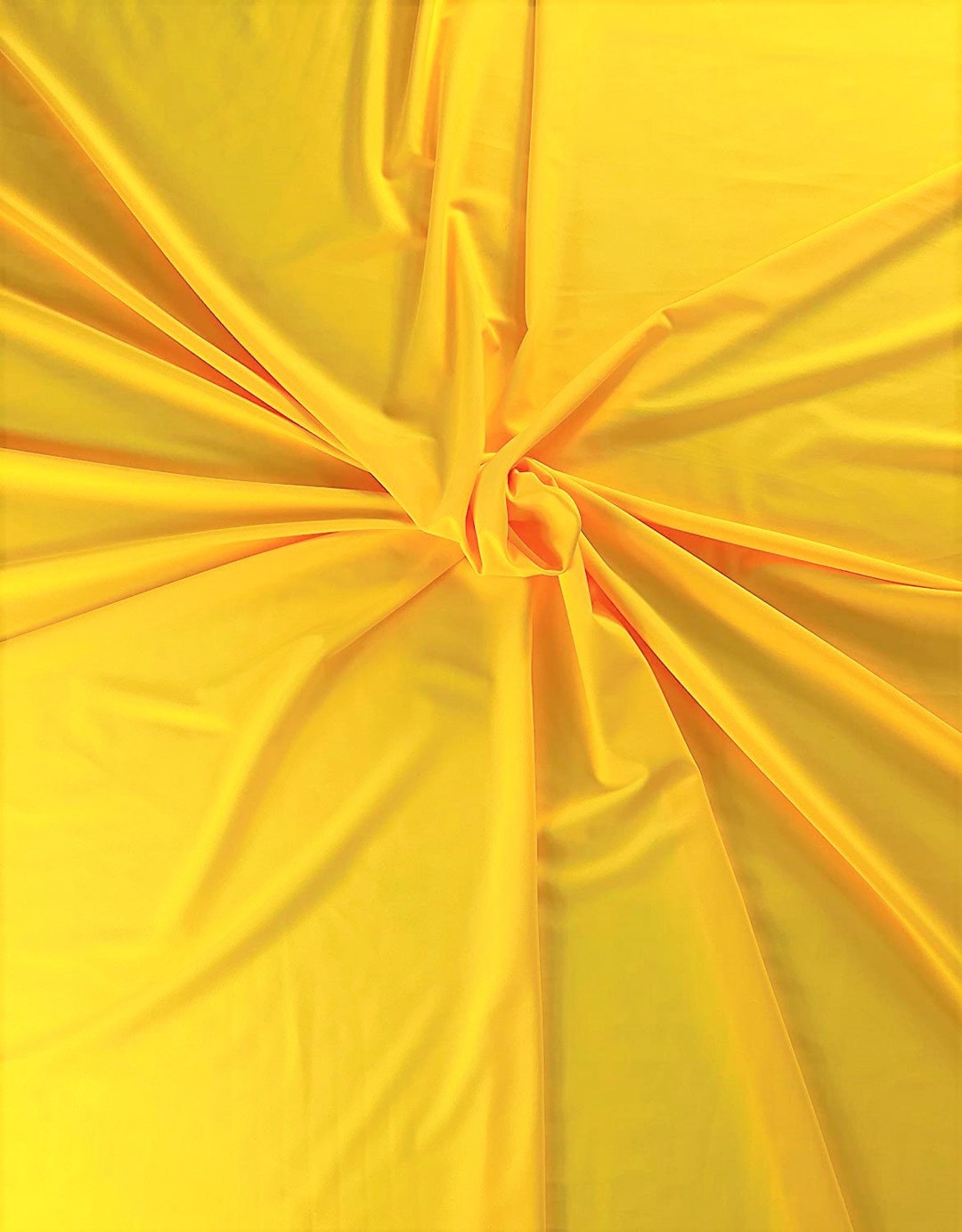 Yellow Shiny Milliskin Stretch Fabric | 4-way Nylon Spandex for ...