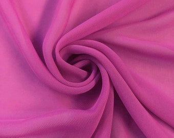 Polyester Soft Light Weight Sheer See Through Chiffon Fabric - Etsy
