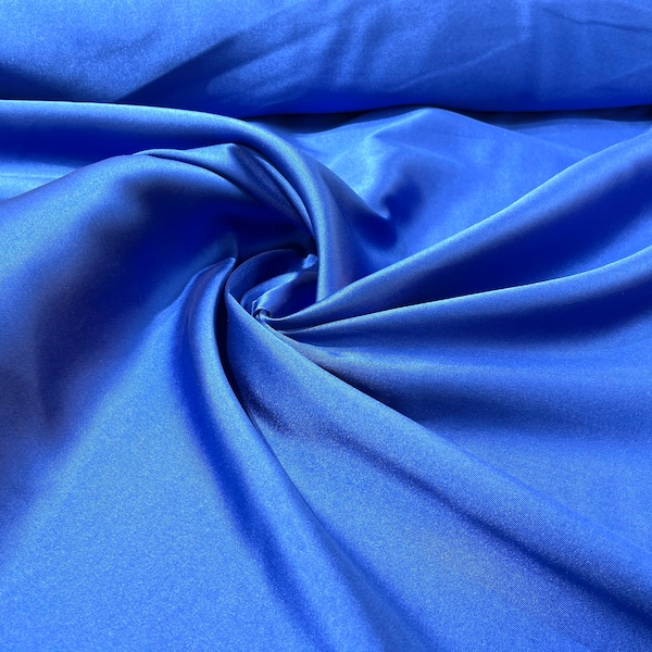 Royal Blue Mikado Fabric - Etsy
