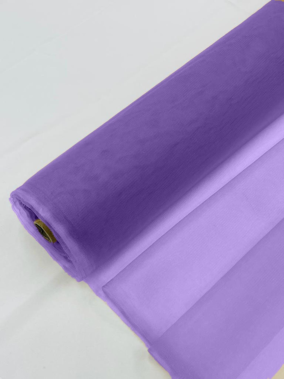 Violet - Bridal Mesh Tulle Netting Fabric / Sheer Mesh /58" Wide / Sold ...