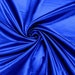 Light Royal Blue Heavy Shiny Bridal Satin Fabric for Wedding Dress, 60 ...