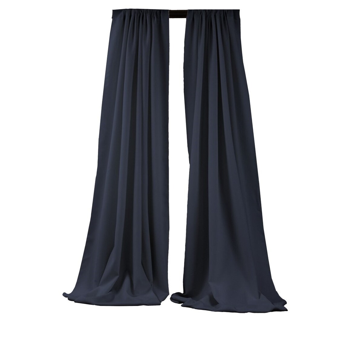 Navy Blue 2 Panels Backdrop Drape All Sizes Available in | Etsy