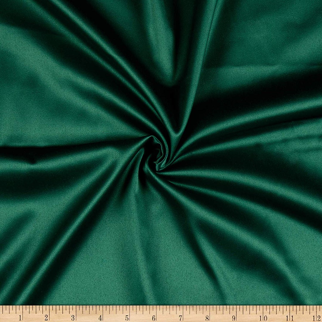 Hunter Green 95 Percent Polyester 5% Spandex, 58 Inches Wide Matte ...