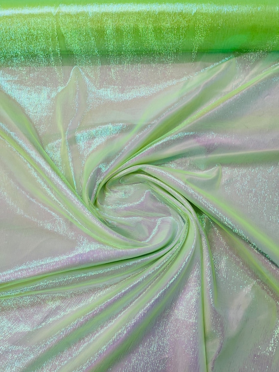 Iridescent Neon Green Light