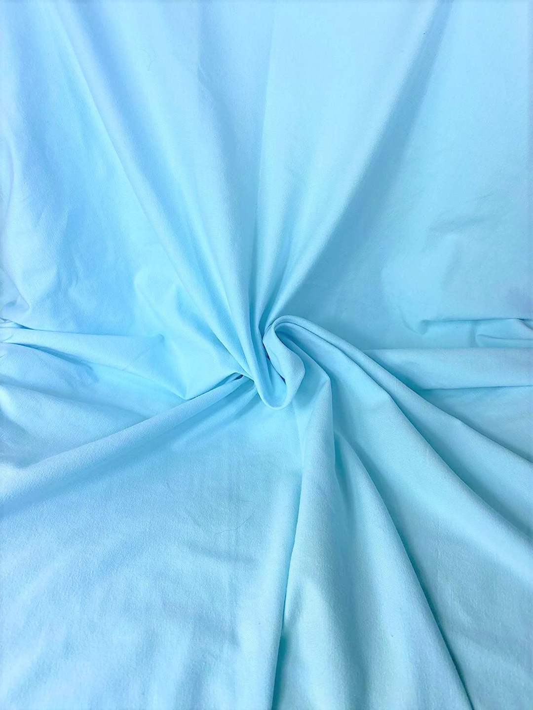 Light Blue Shiny Milliskin Nylon Spandex Fabric 4 Way Stretch 58" Wide ...
