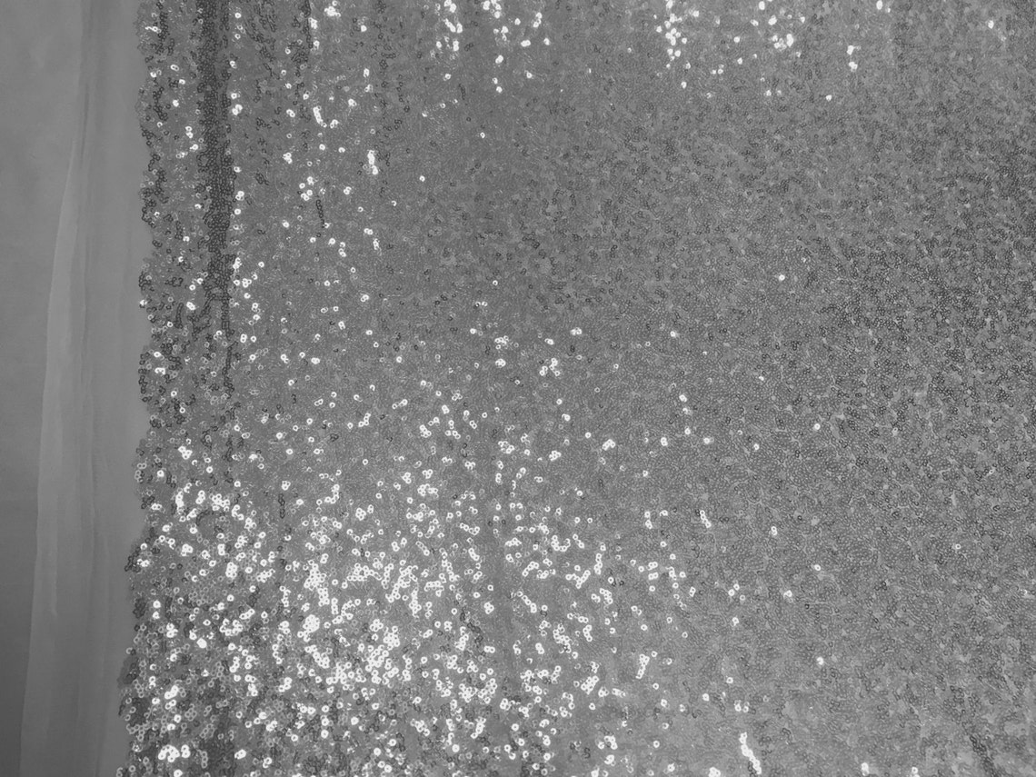 Silver Mermaid Fish Scales-mini Sequins Embroider on a 2 Way | Etsy