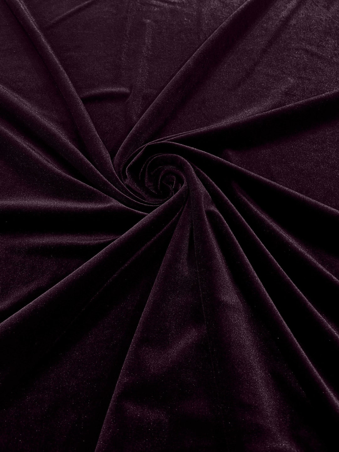 Raisin Stretch Velvet Fabric 58" Wide| Apparel Costumes, Sold by the ...