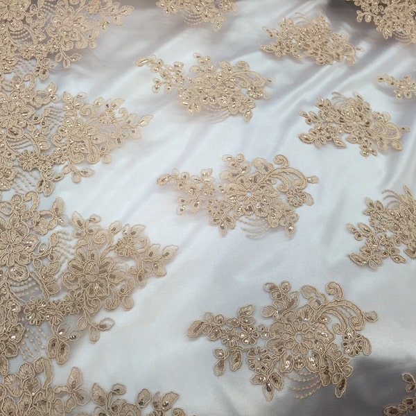 Champagne Fabric for Wedding - Etsy