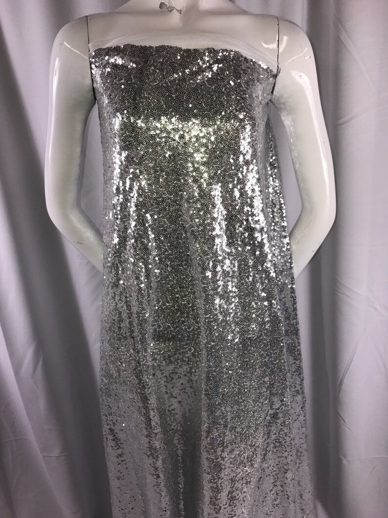 Silver Mermaid Fish Scales-mini Sequins Embroider on a 2 Way | Etsy