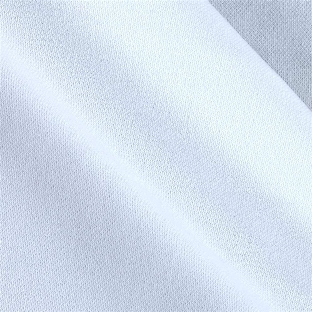 White 59/60" Wide 100% Polyester Wrinkle Free Stretch Double Knit Scuba ...