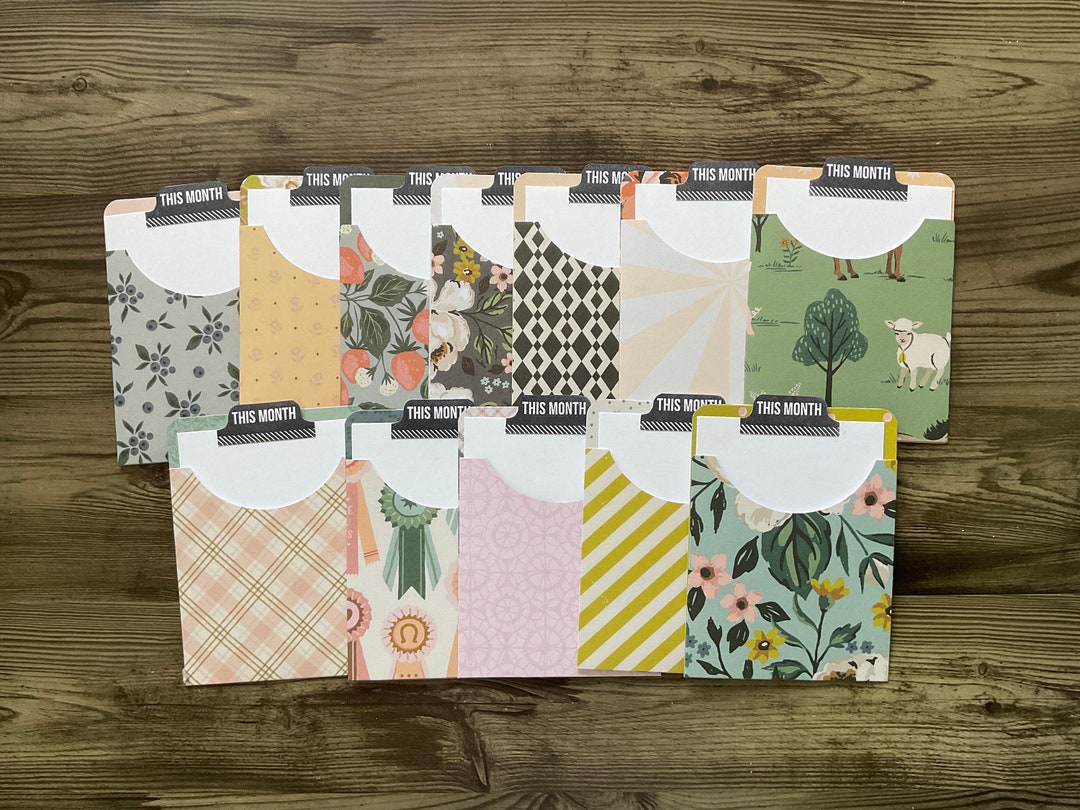 Library Pockets,journaling Pockets,3x4 Library Pockets,junk Journal ...