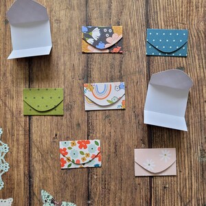 8 Tiny Cards, Mini Envelope Writing Set, Fairy Notes, Tiny Stationery ...
