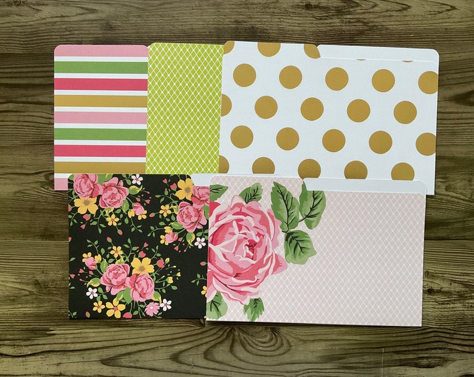 Handmade, Mini File Folders,scrapbooking,ephemera Organizer, Planner ...