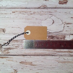 Tiny Gift Tags,20 Mini Kraft Tags, Price Tags, Kraft Cardstock Tags ...