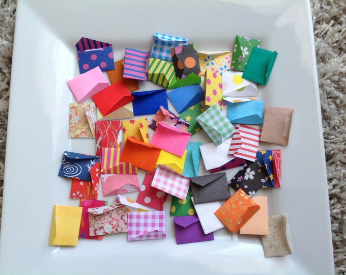 20 Tiny Cards, Mini Cards and Envelope Set, Fairy Notes, Tiny ...