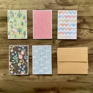 Mini Gift Card Pack and Envelopes, Assorted Blank Cards, Gift Cards,set ...