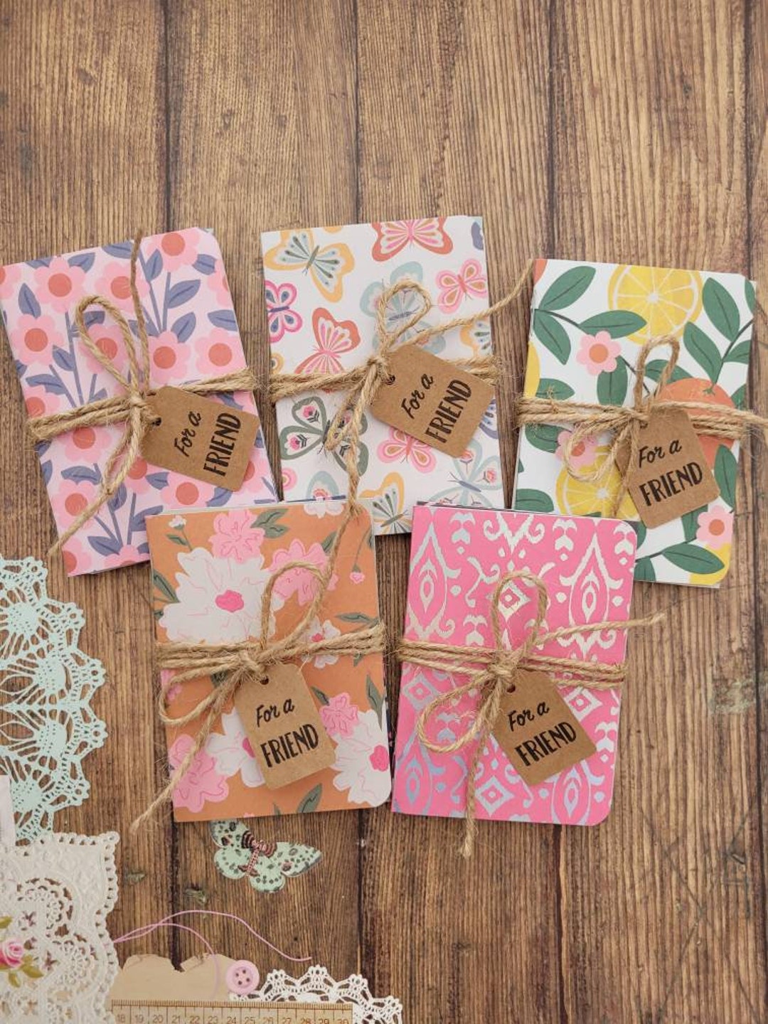 Mini Journal,mini Notebooks,handmade Notebooks,pocket Letter Notebooks ...