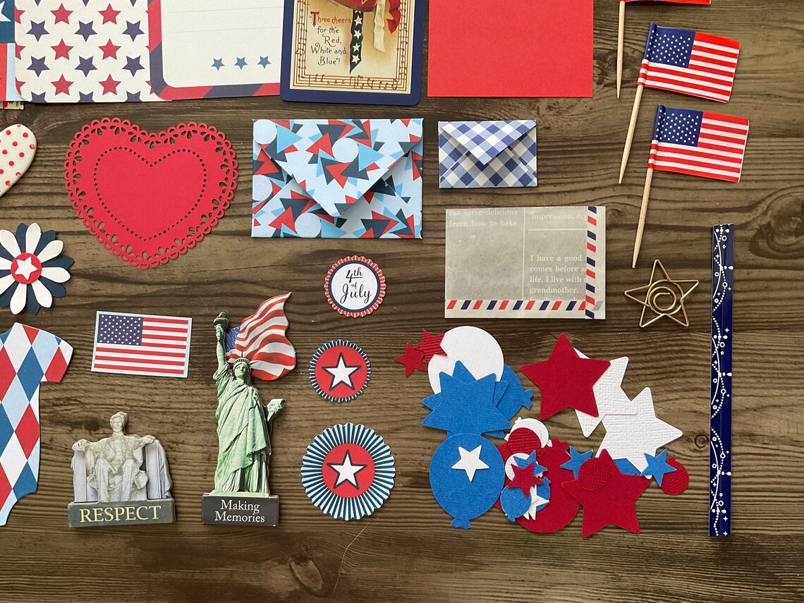 4th of Julyindependence Day Mini Kit Inspiration Packdiy | Etsy