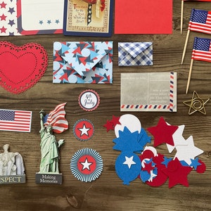 4th of July,independence Day, Mini Kit, Inspiration Pack,diy Kit ...