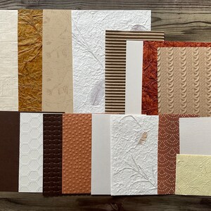 Mixed Paper Pack, Variety Pack, Coloured Paper Pack, Handmade Papers ...
