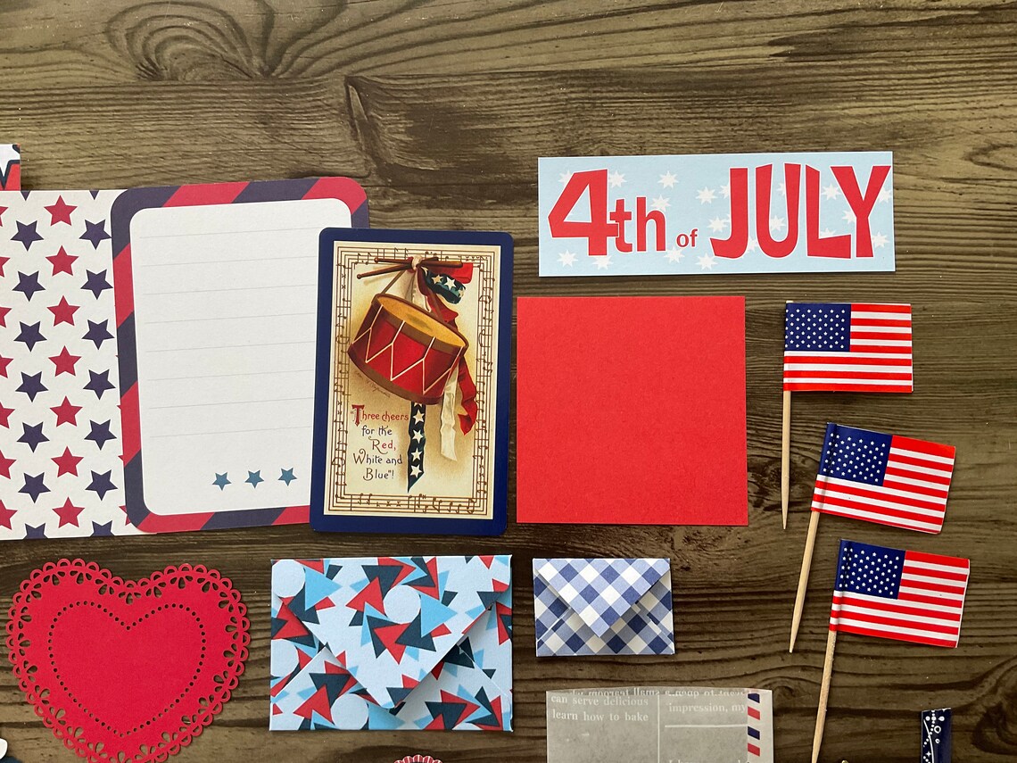 4th of Julyindependence Day Mini Kit Inspiration Packdiy | Etsy