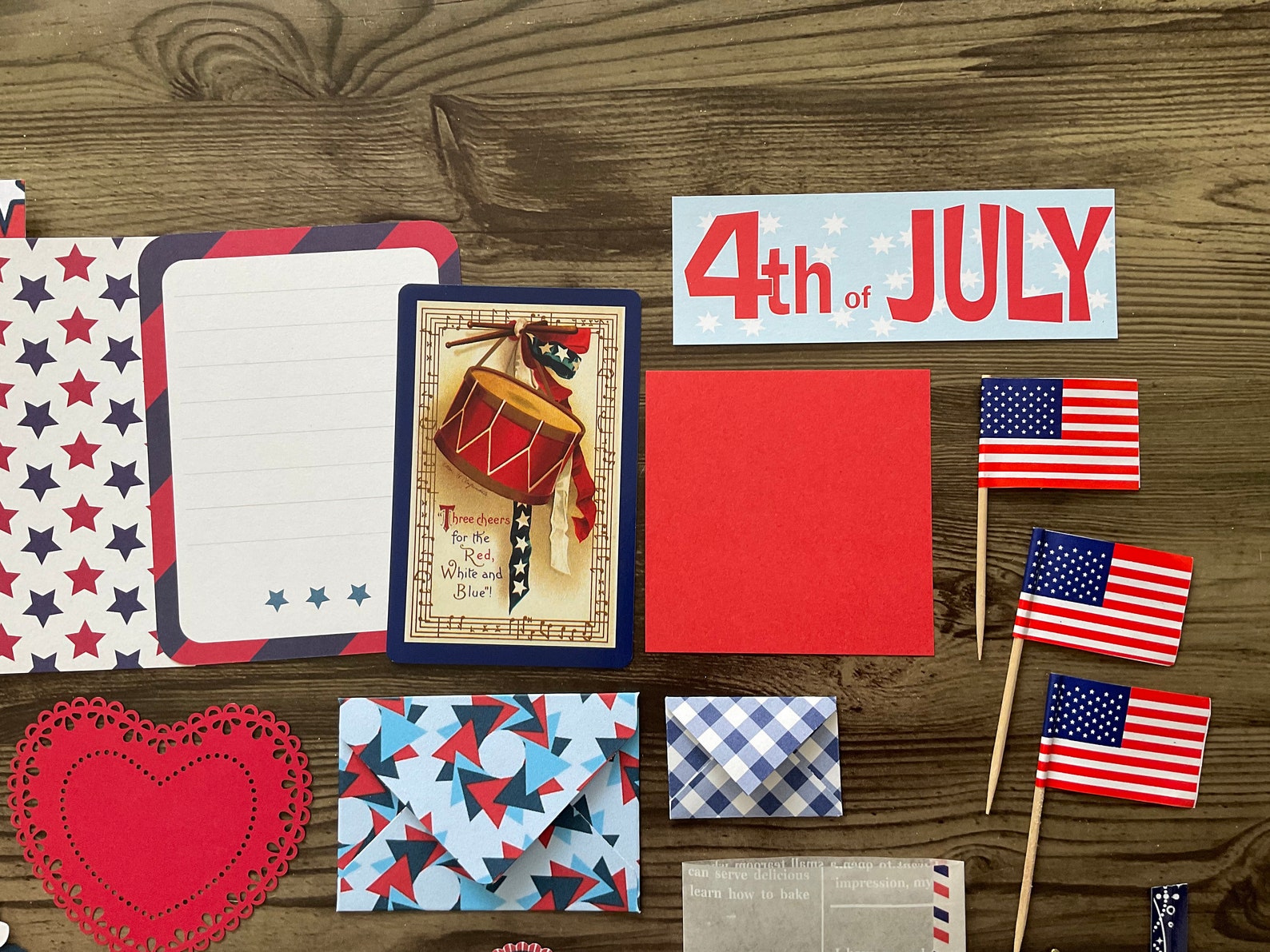 4th of Julyindependence Day Mini Kit Inspiration Packdiy | Etsy