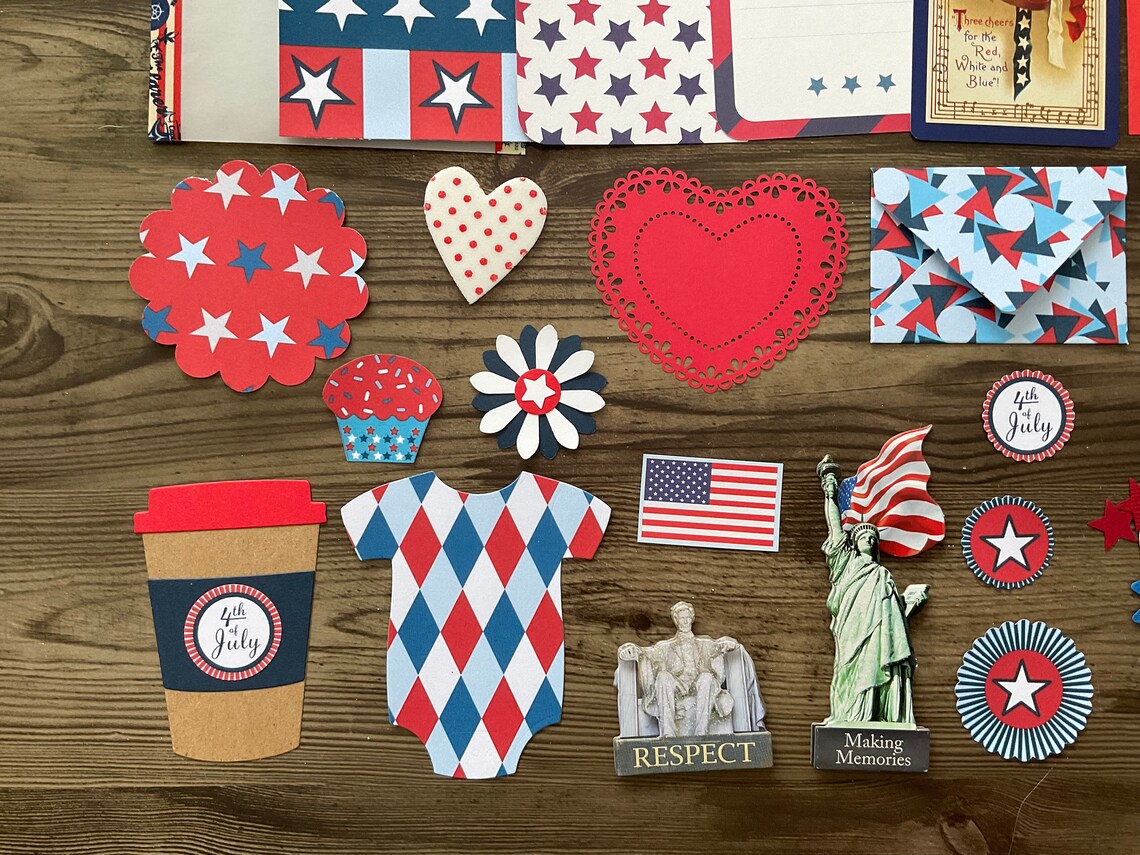 4th of Julyindependence Day Mini Kit Inspiration Packdiy | Etsy
