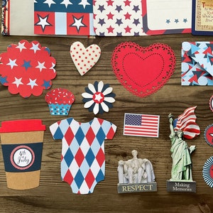 4th of July,independence Day, Mini Kit, Inspiration Pack,diy Kit ...