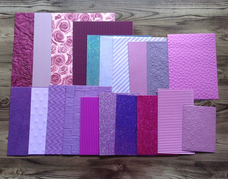 Mixed paper pack variety pack coloured paper pack handmade | Etsy